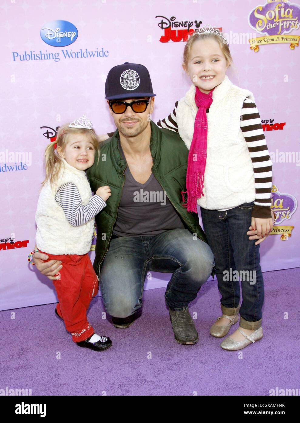 Joey Lawrence, daughters Liberty Grace Lawrence and Charleston Lawrence ...