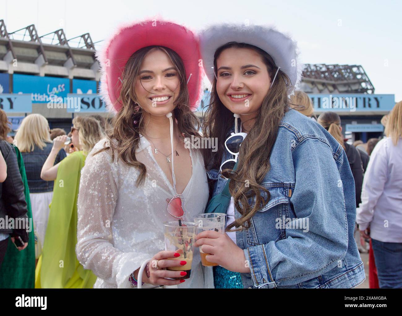 Edinburgh, UK, 7th June 2024: Taylor Swift fans from Inverness and ...