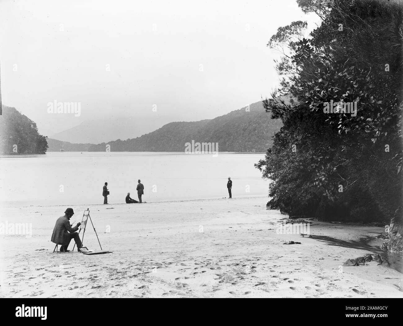[Chalky Inlet], 1883 Stock Photo - Alamy