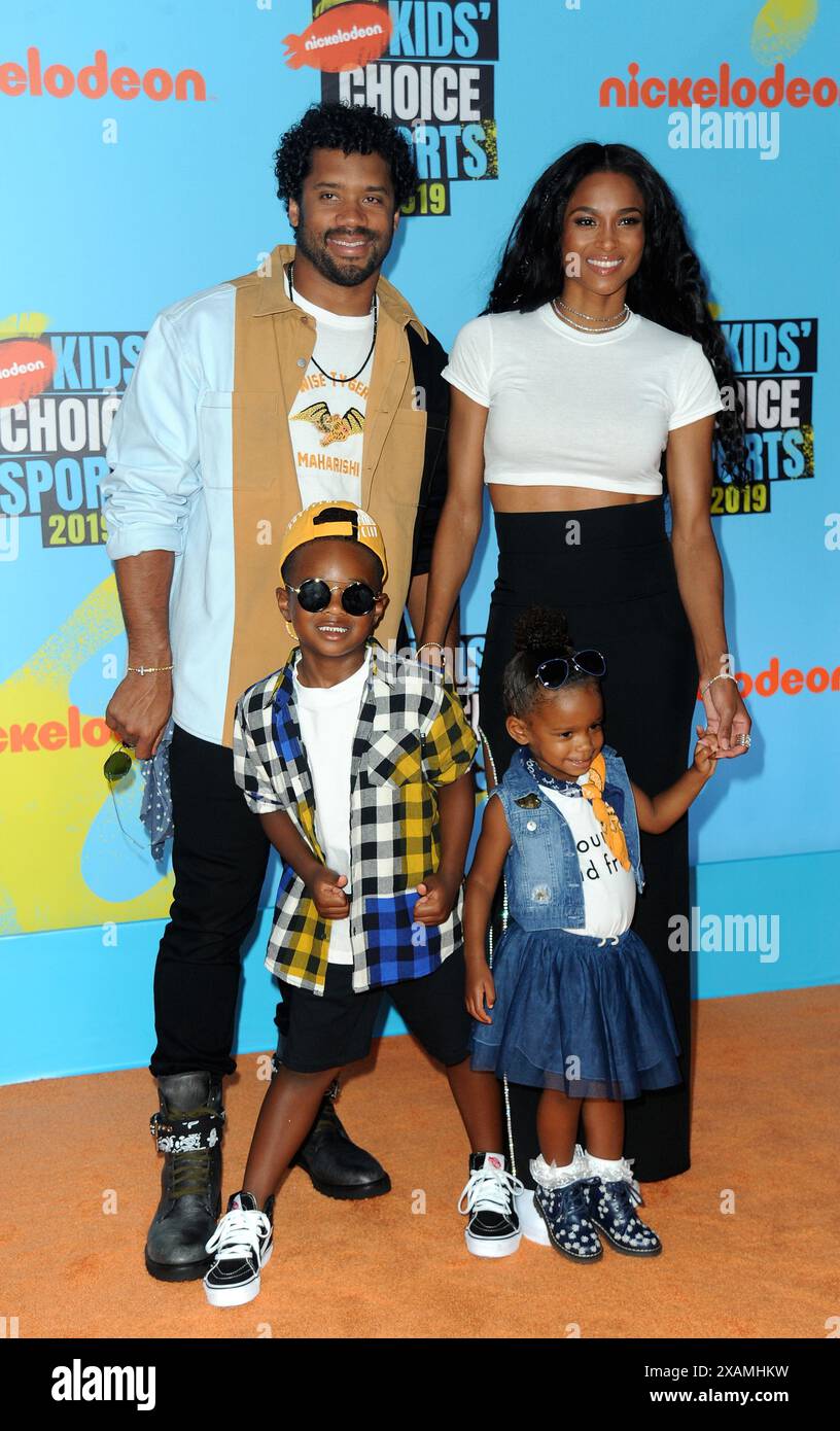 Ciara, Russell Wilson, Sienna Princess Wilson and Future Zahir Wilburn ...