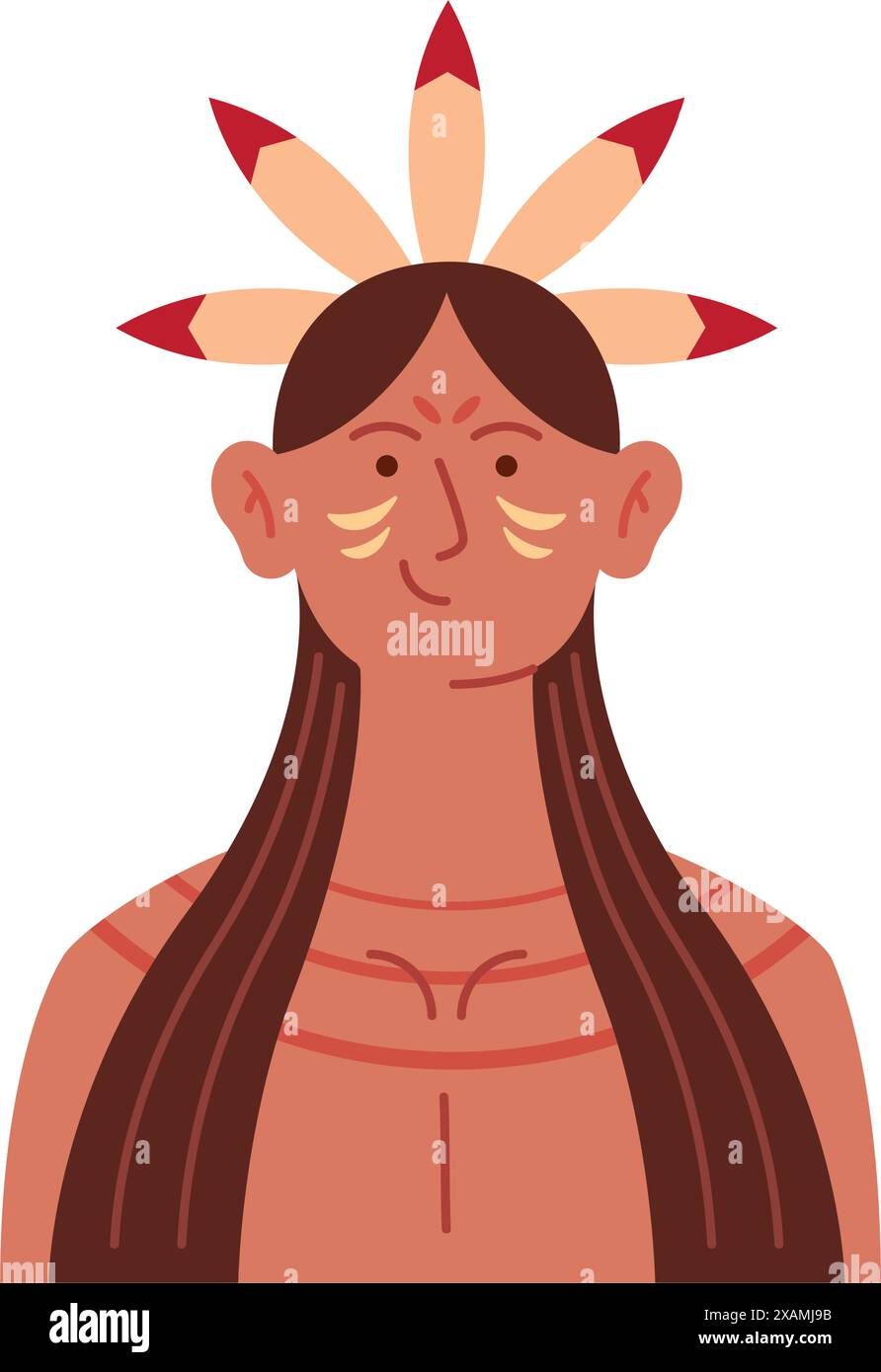 Native american man ethnicity Cut Out Stock Images & Pictures - Alamy