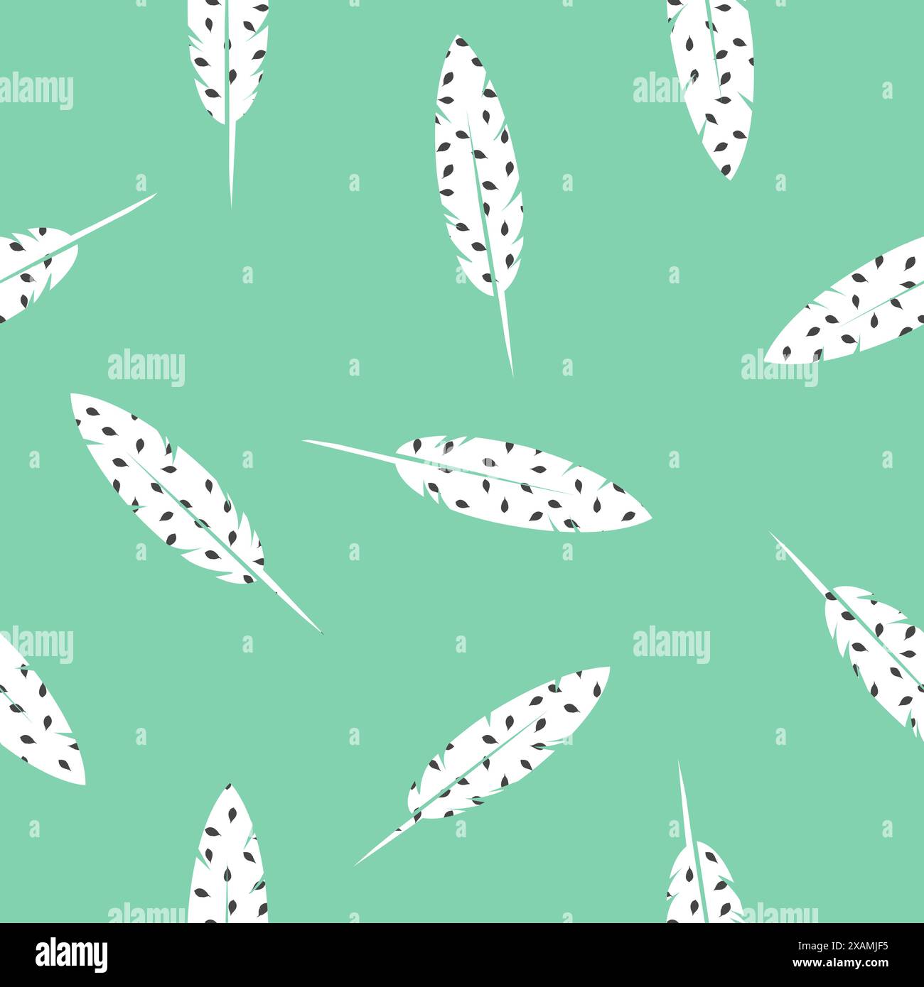 Bird Feathers seamless pattern texture design element Stock Vector ...