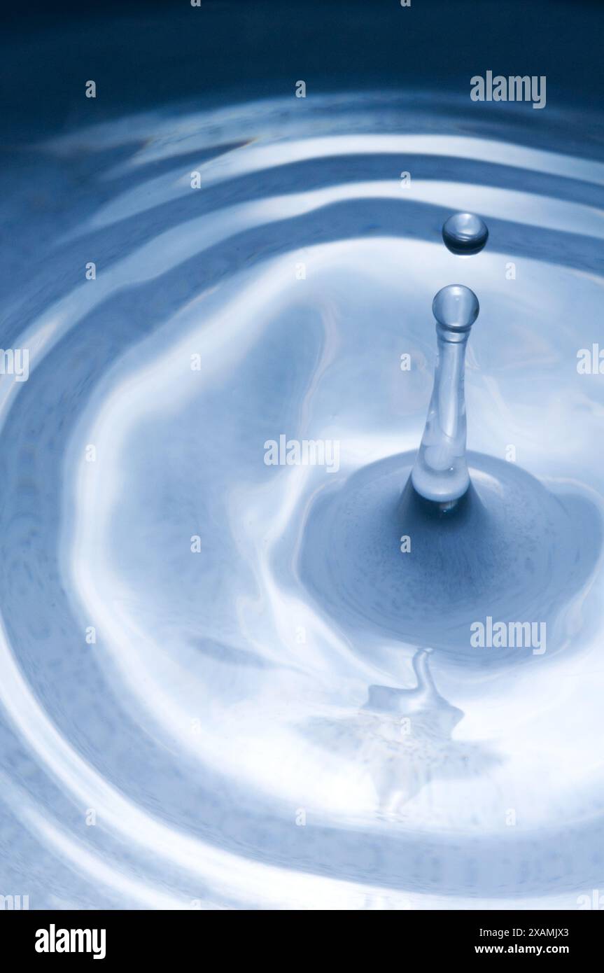 Water ripple , Water drop Stock Photo - Alamy