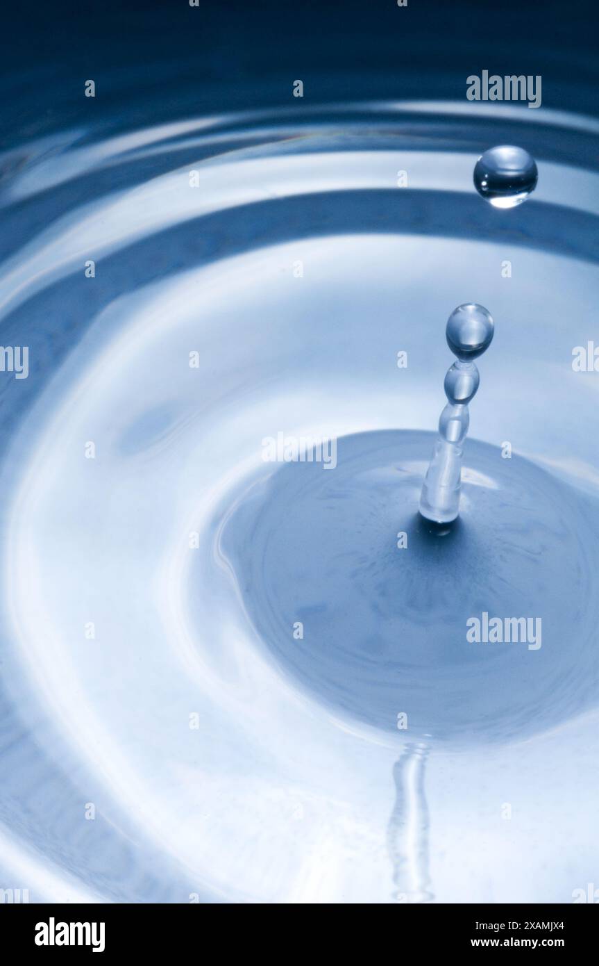 Water ripple , Water drop Stock Photo - Alamy