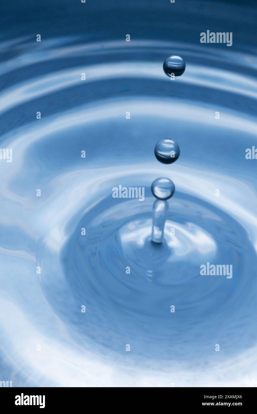 Water ripple , Water drop Stock Photo - Alamy