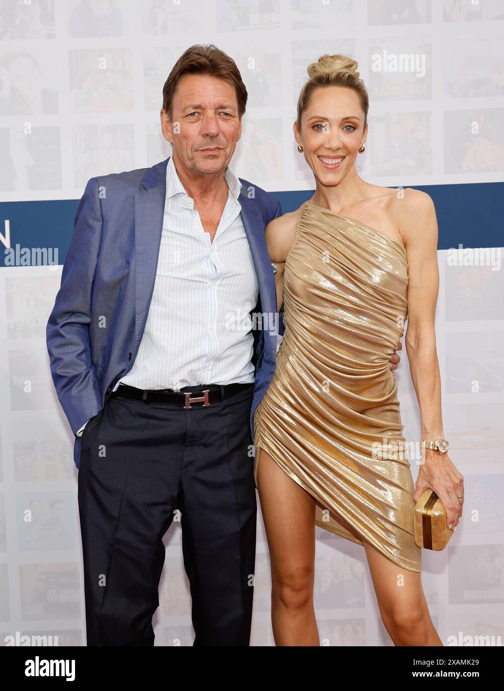 Peter Wolf und Ehefrau Melanie Wolf bei der Bertelsmann Sommerparty in ...