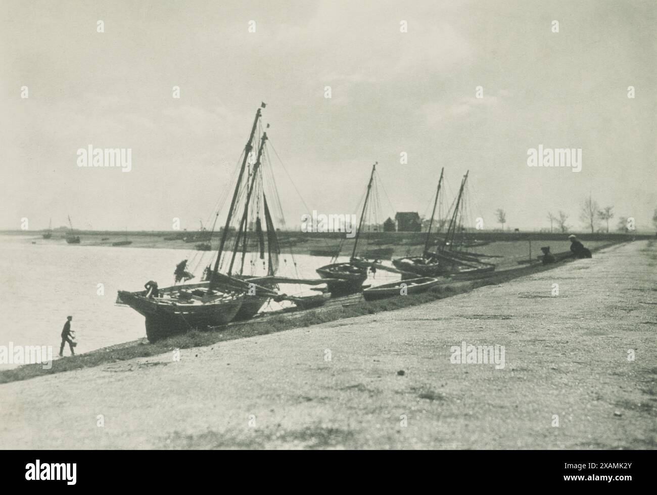[Boats on beach]. From the album: Photograph album - England, 1920s ...