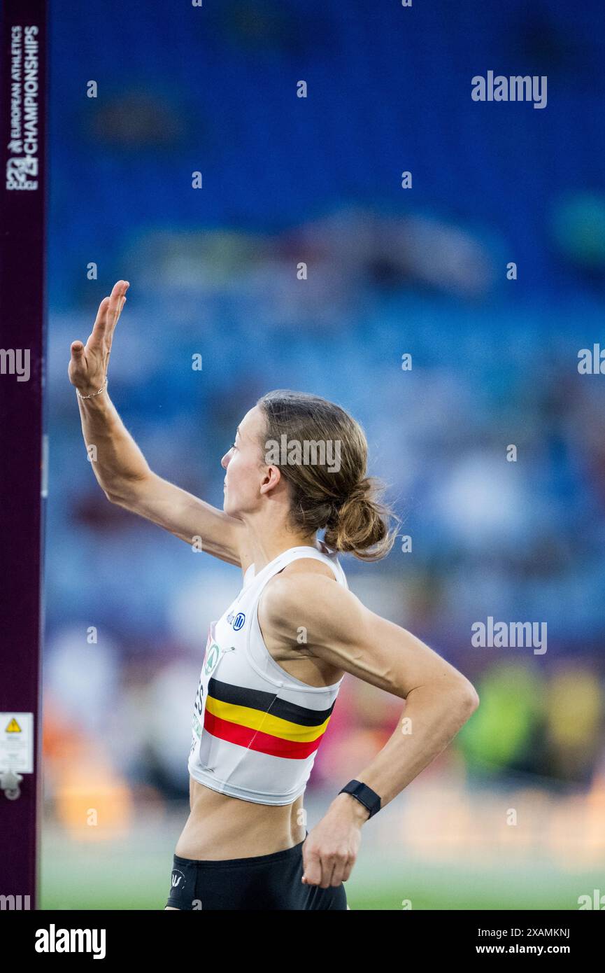 Rome, Italy. 07th June, 2024. Belgian Merel Maes pictured during the ...