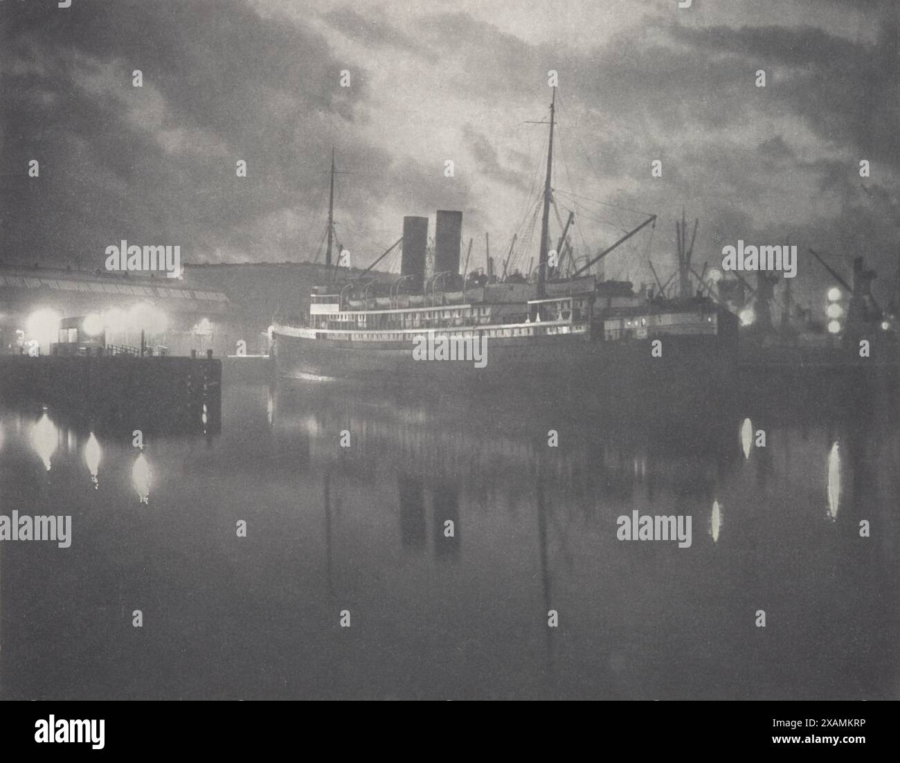 The night mail, Wellington Harbour. From the album: Camera Pictures of ...
