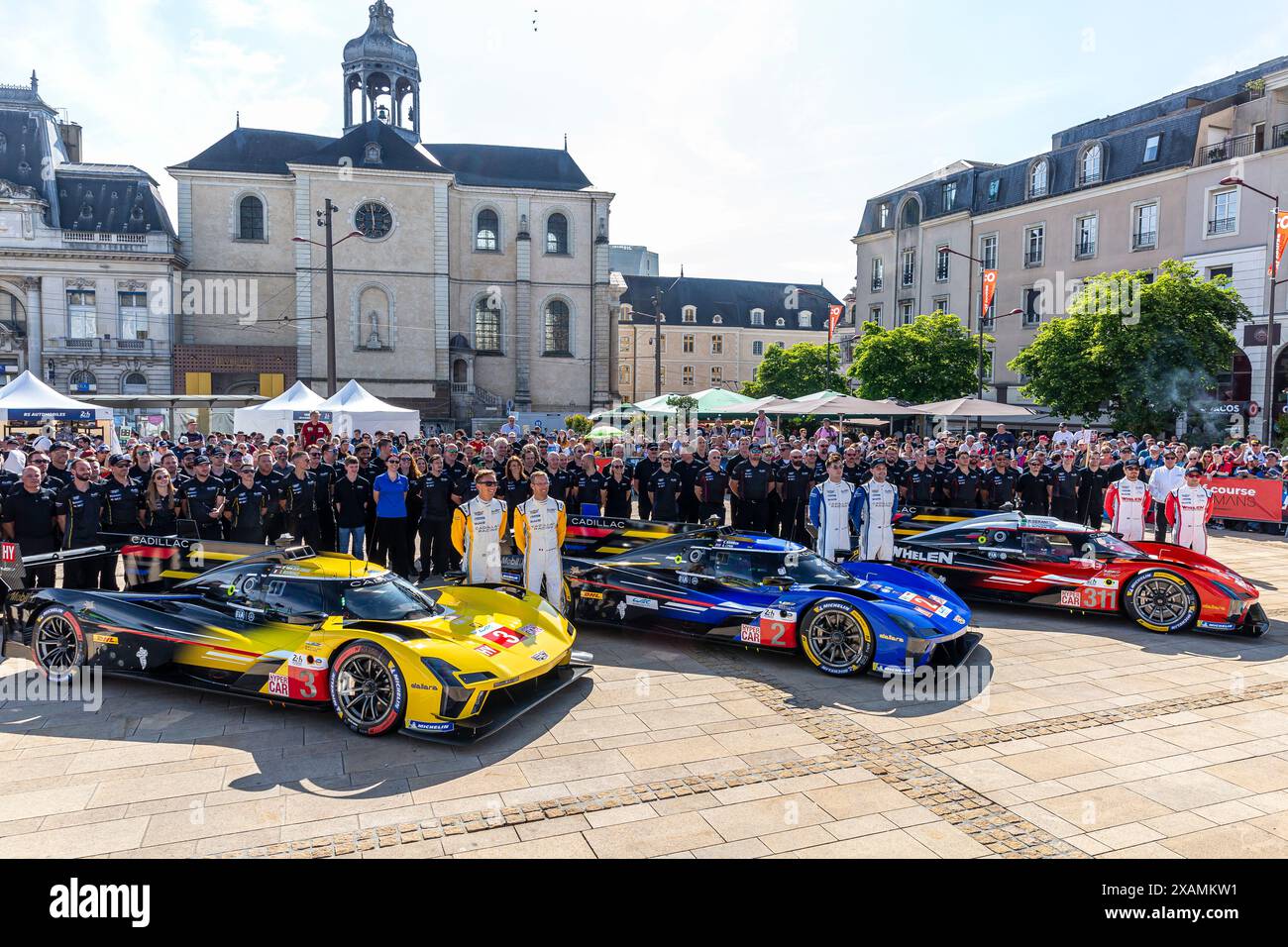 Cadillac Racing team picture during the 92nd edition of the Le Mans 24 ...