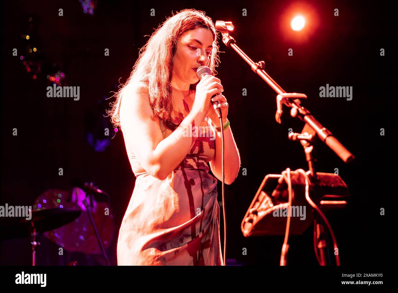 Milan Italy. 05th Jun 2024. The Italian singer and vocalist MARTA DEL ...