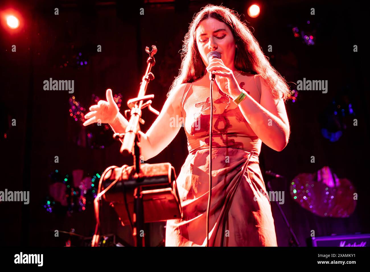 Milan Italy. 05th Jun 2024. The Italian singer and vocalist MARTA DEL ...