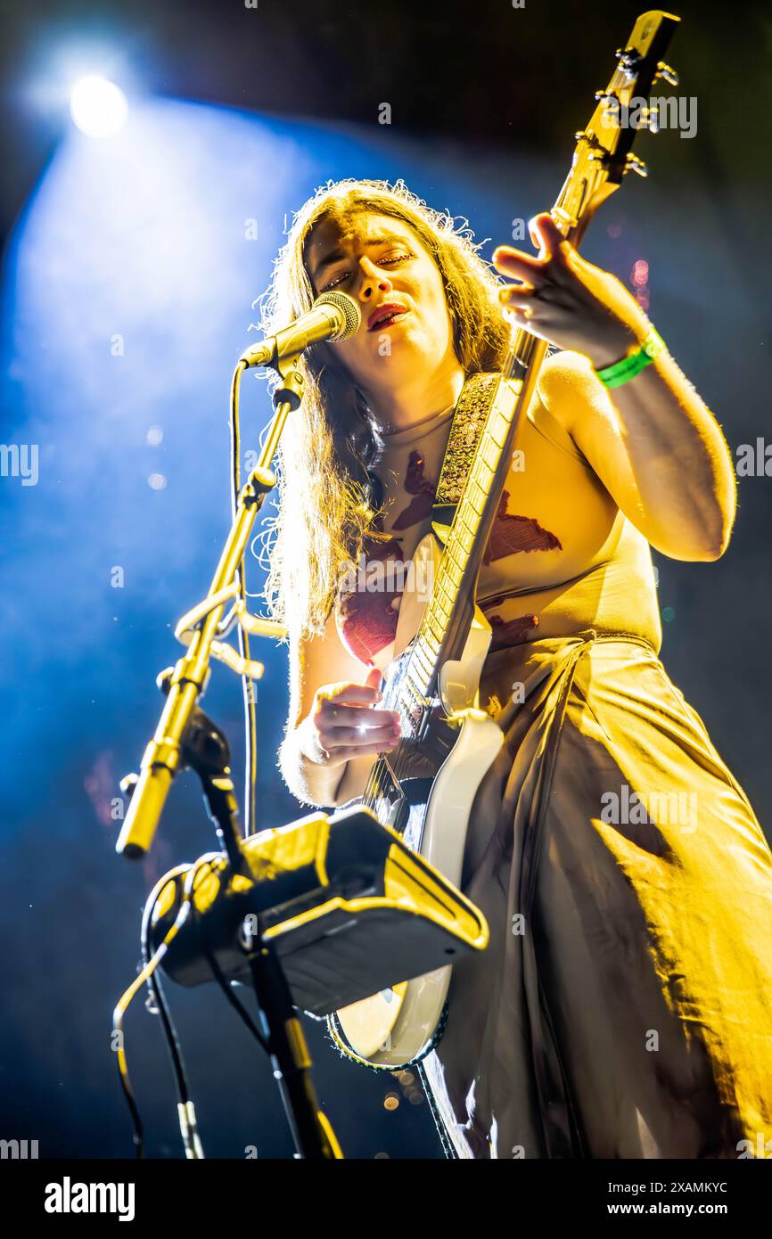 Milan Italy. 05th Jun 2024. The Italian singer and vocalist MARTA DEL ...