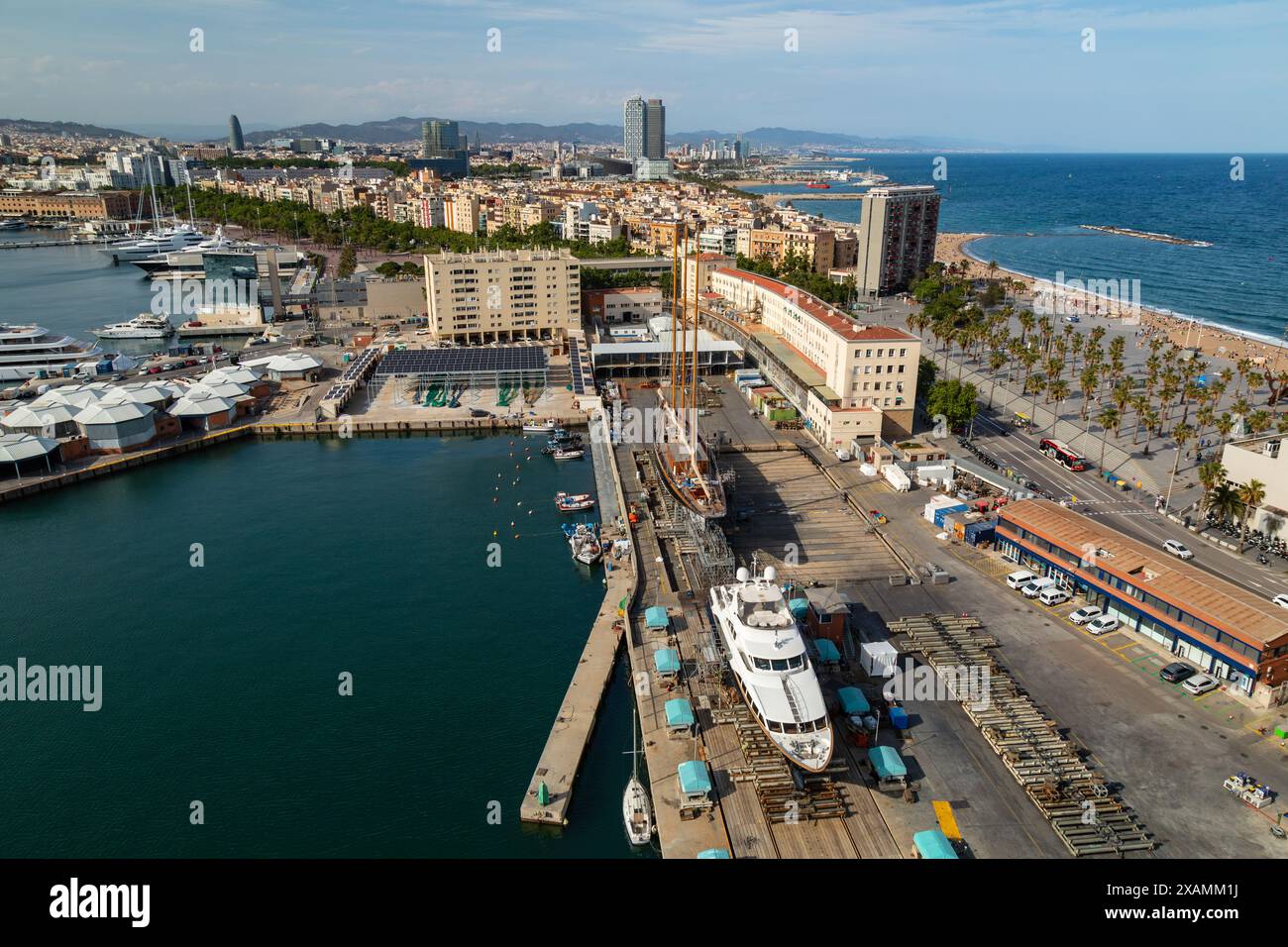 Port Vell - The old port of Barcelona, Barcelona , Spain Stock Photo ...
