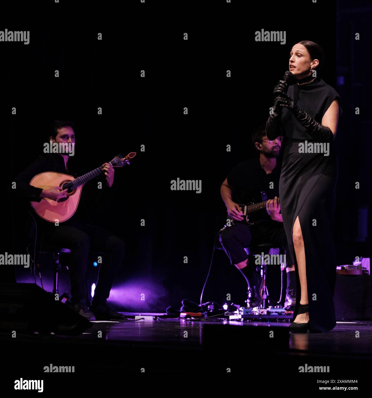 Portuguese Fado singer Carminho performs on stage at Teatros del ...