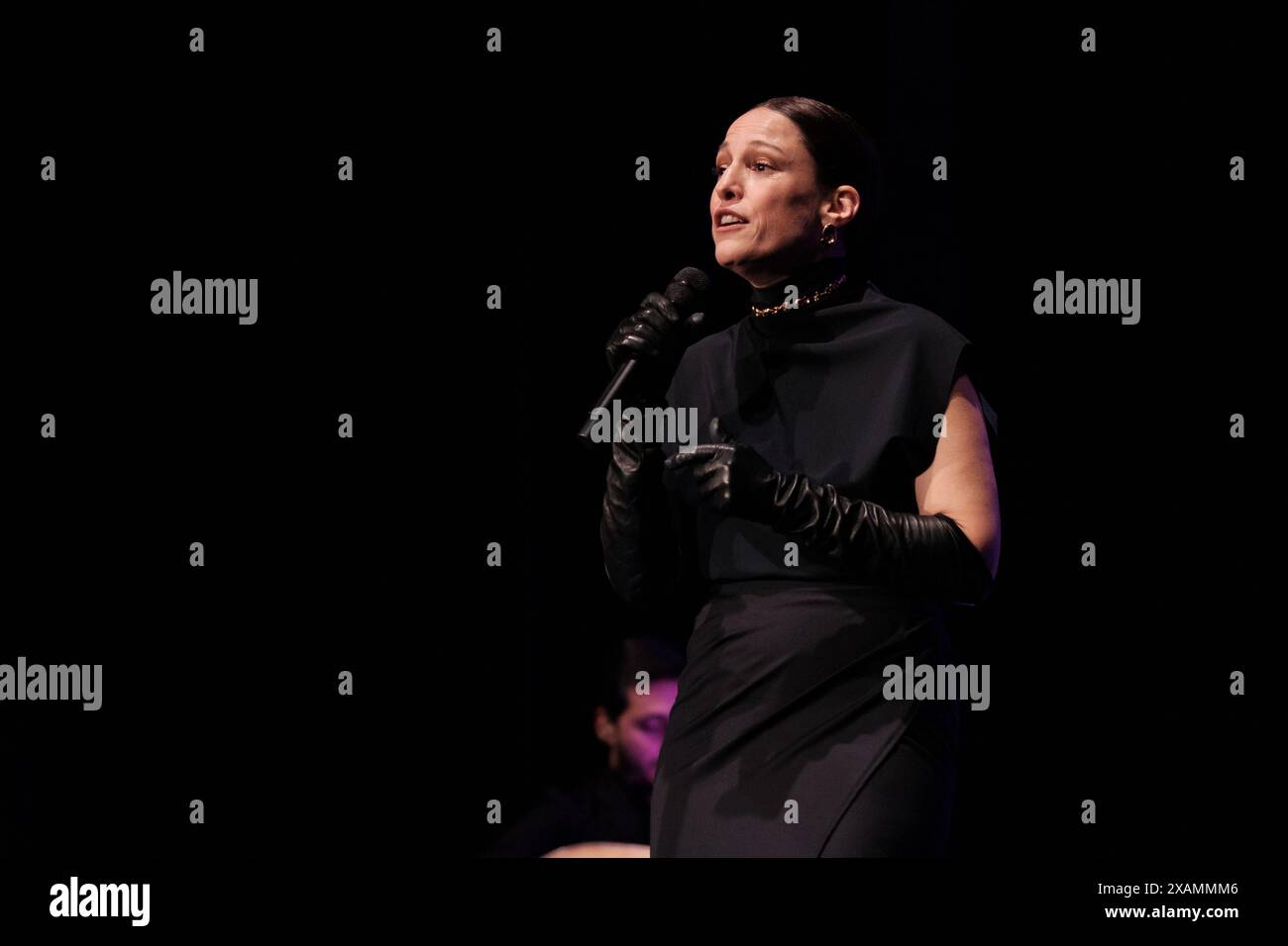 Portuguese Fado singer Carminho performs on stage at Teatros del ...