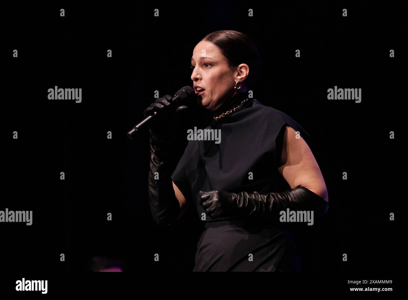 Portuguese Fado singer Carminho performs on stage at Teatros del ...