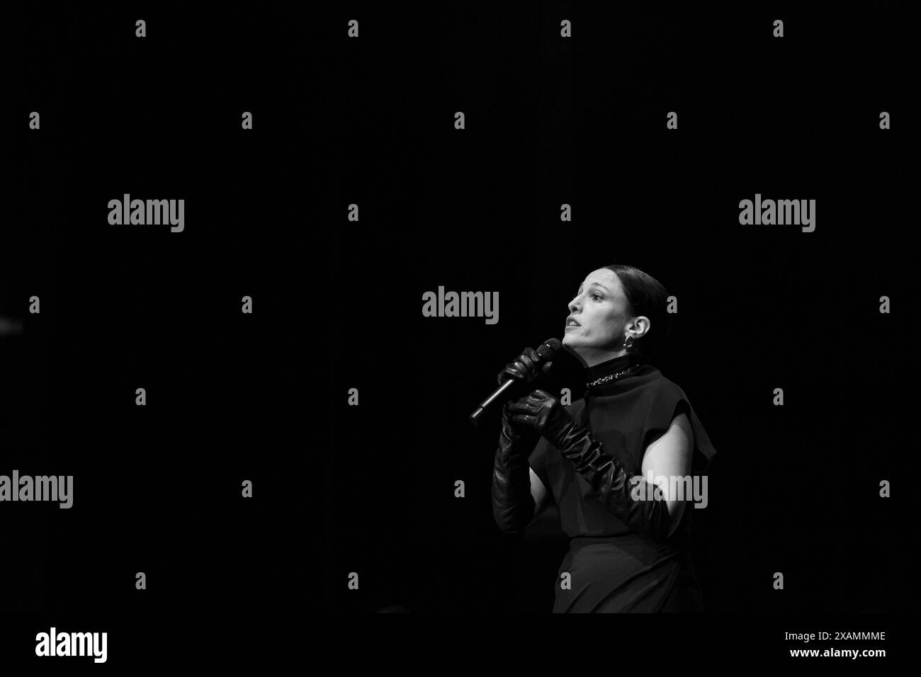 Portuguese Fado singer Carminho performs on stage at Teatros del ...