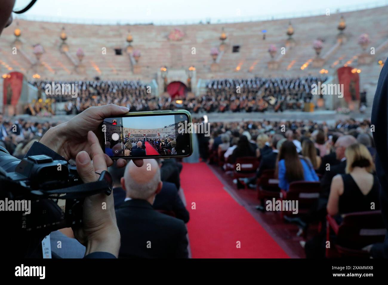 Verona, Italia. 07th June, 2024. Foto Paola Garbuio/LaPresse 07 Giugno ...