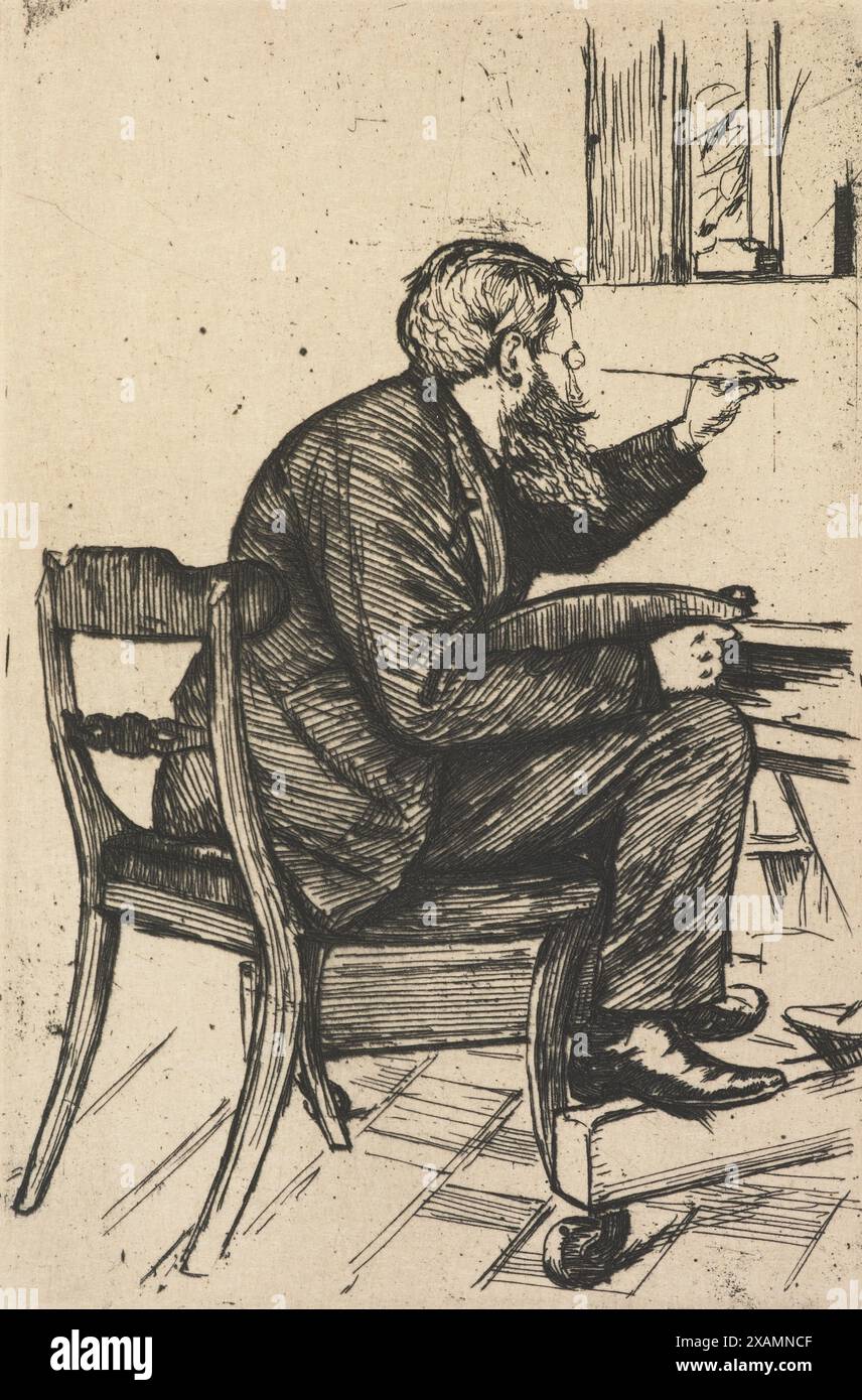 Edwin Edwards painting, 1850-1879 Stock Photo - Alamy