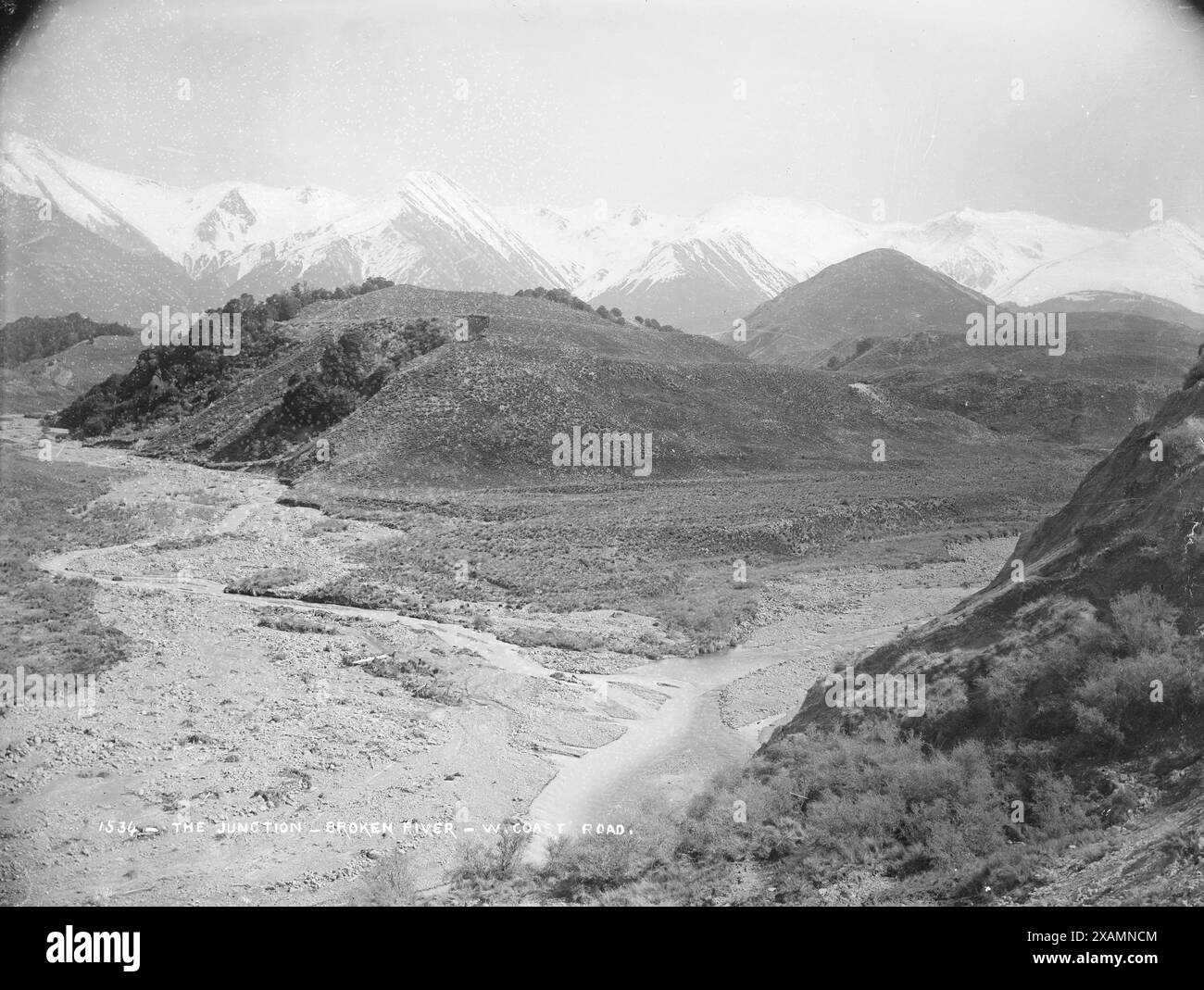 The Junction, Broken River, West Coast Road, c1880s Stock Photo - Alamy