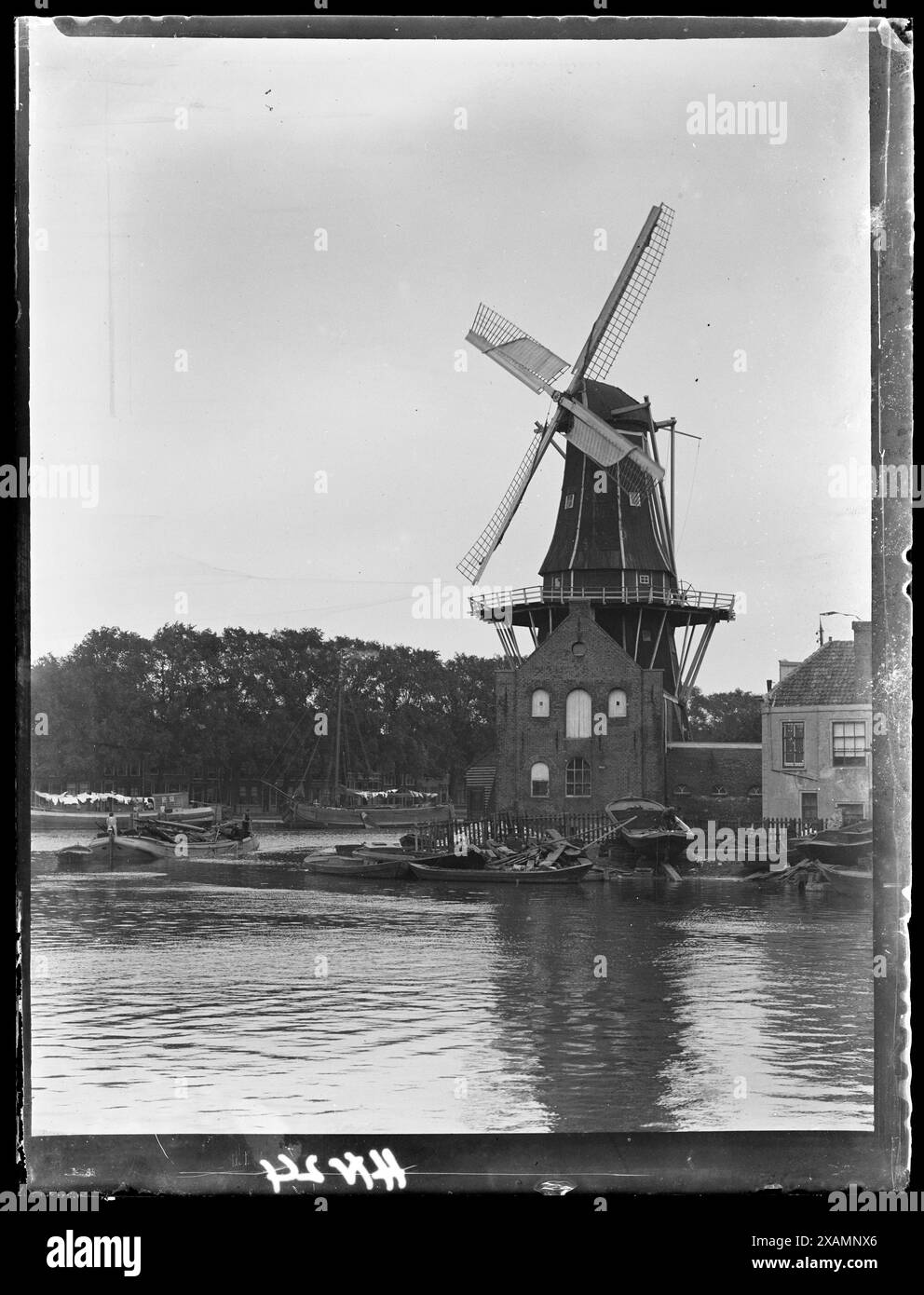 Windmill De Adriaan, Haarlem, the Netherlands, 1906-1917 Stock Photo ...