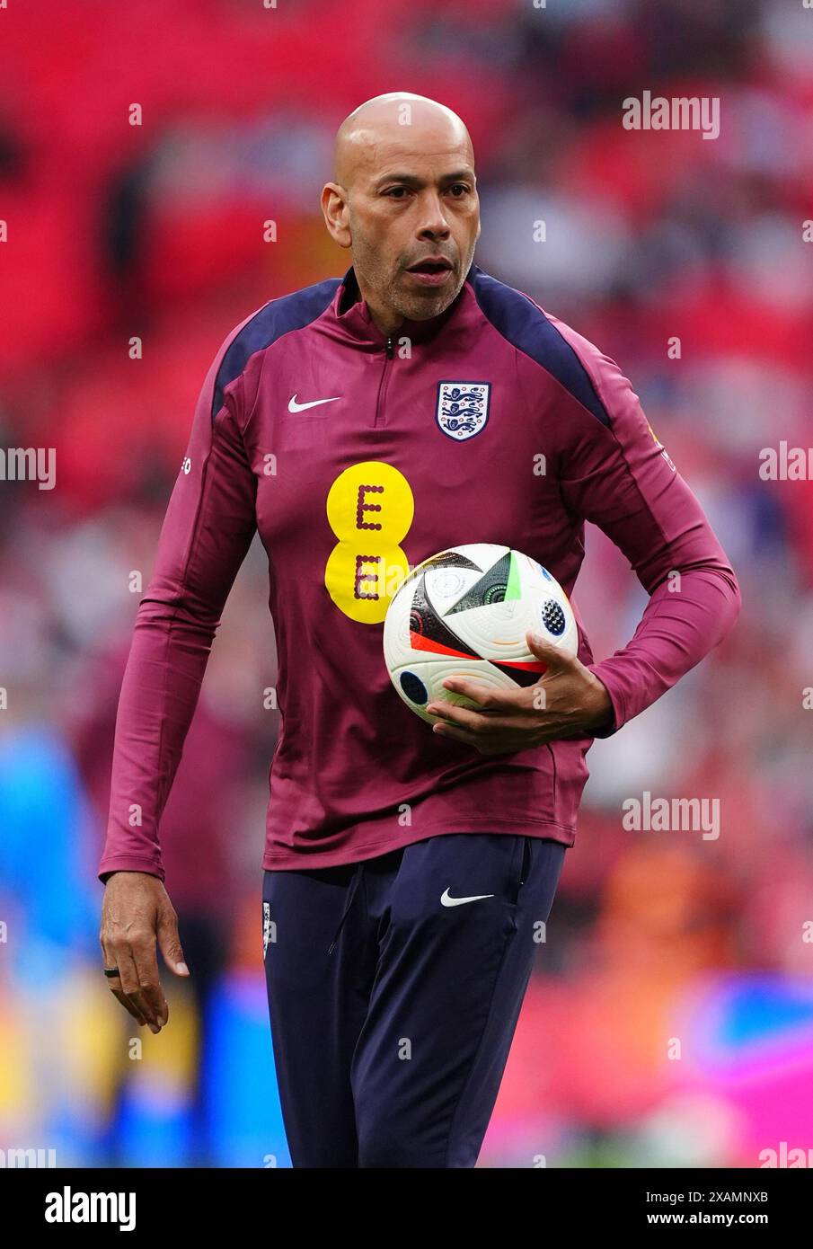 England assistant Paul Nevin before the international friendly match at ...