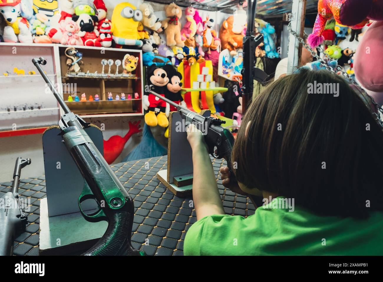 Target shooting game booth hi-res stock photography and images - Alamy