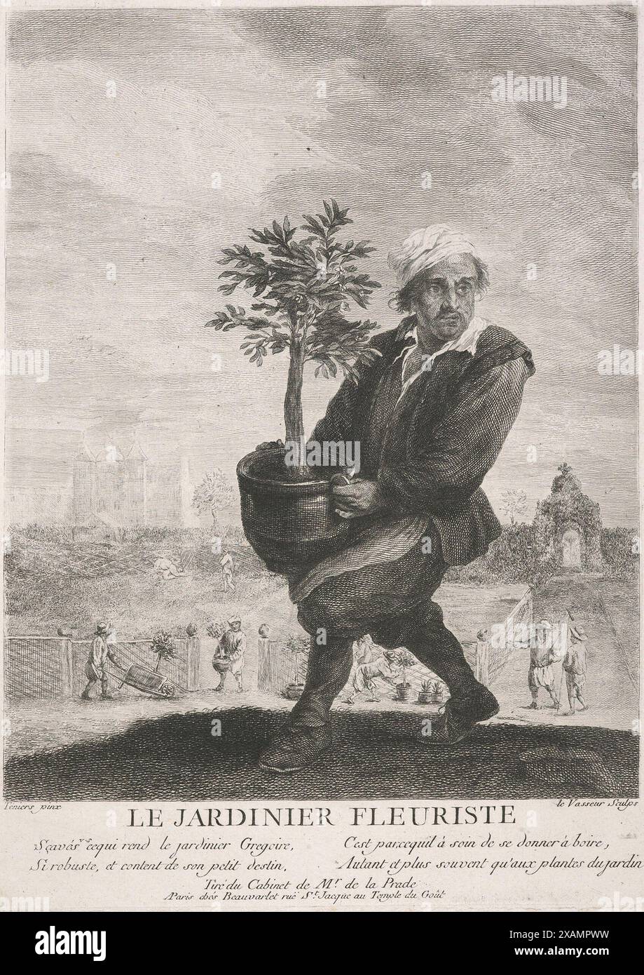 Gardener tree 18th century hi-res stock photography and images - Alamy
