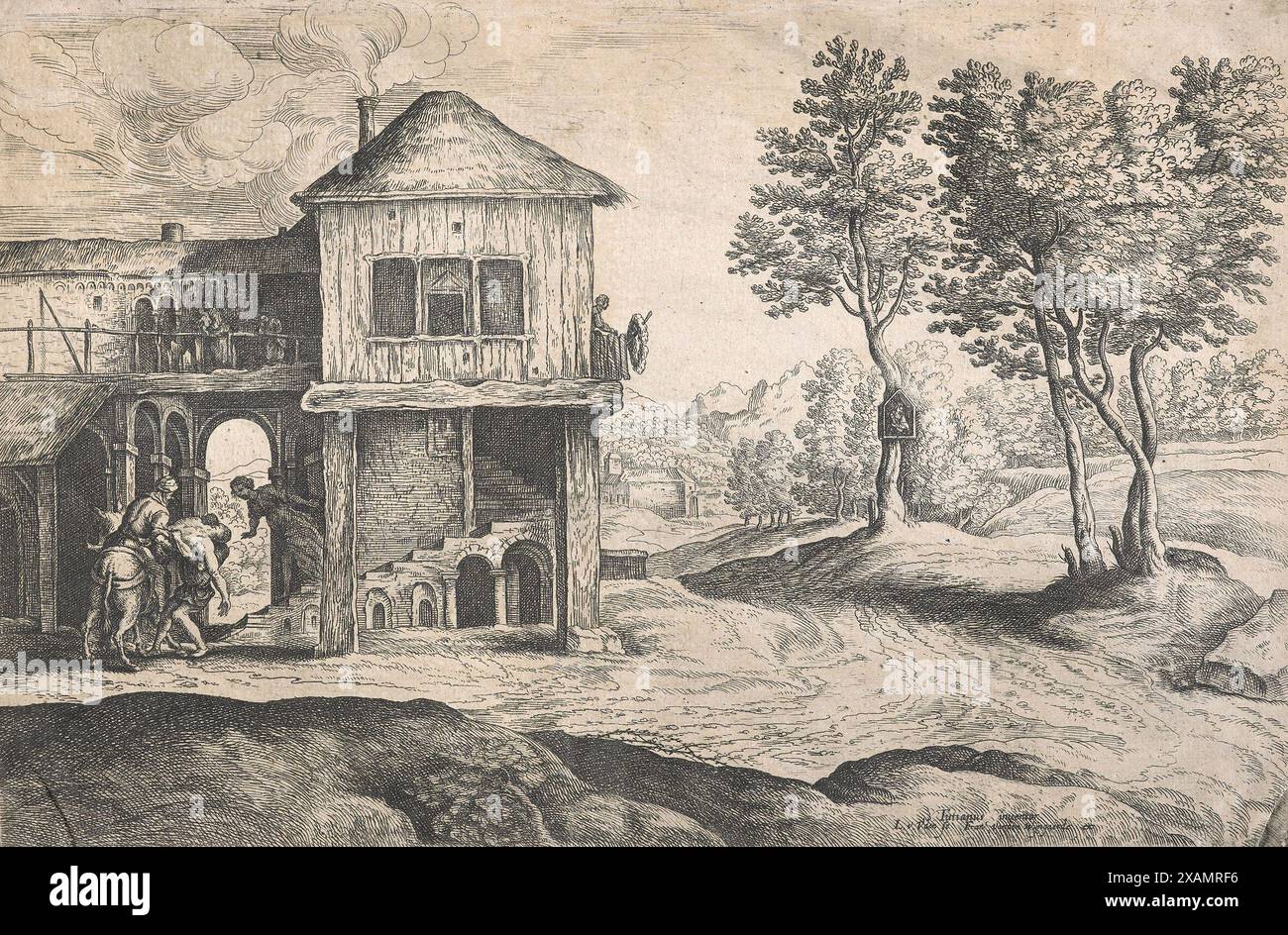 The good Samaritan, Mid 17th century Stock Photo - Alamy