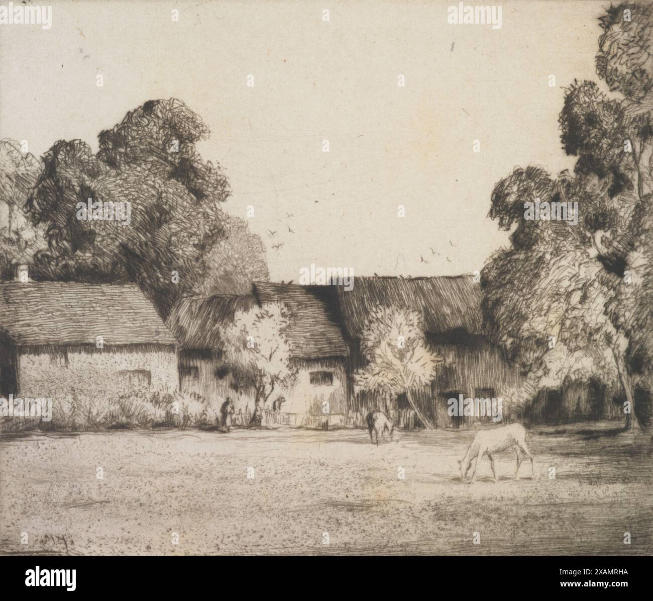 A Suffolk farm, 1930s Stock Photo - Alamy