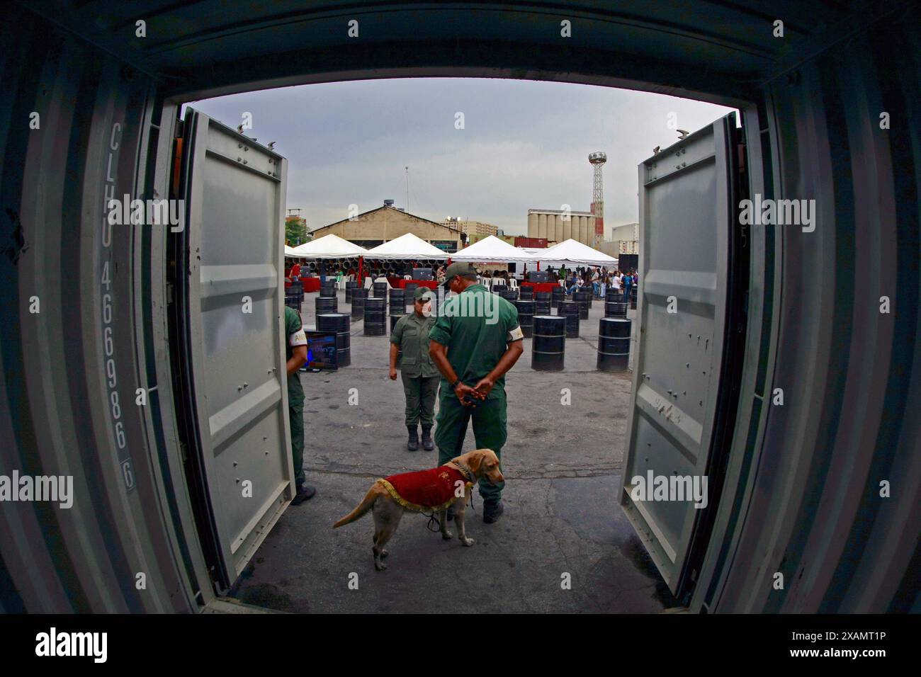 Maracaibo, Venezuela, 27-06-2012. Venezuelan military with anti-drugs ...