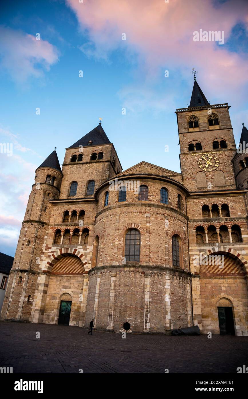 Romanesque Trier Dom is the largest cathedral in Germany Stock Photo ...