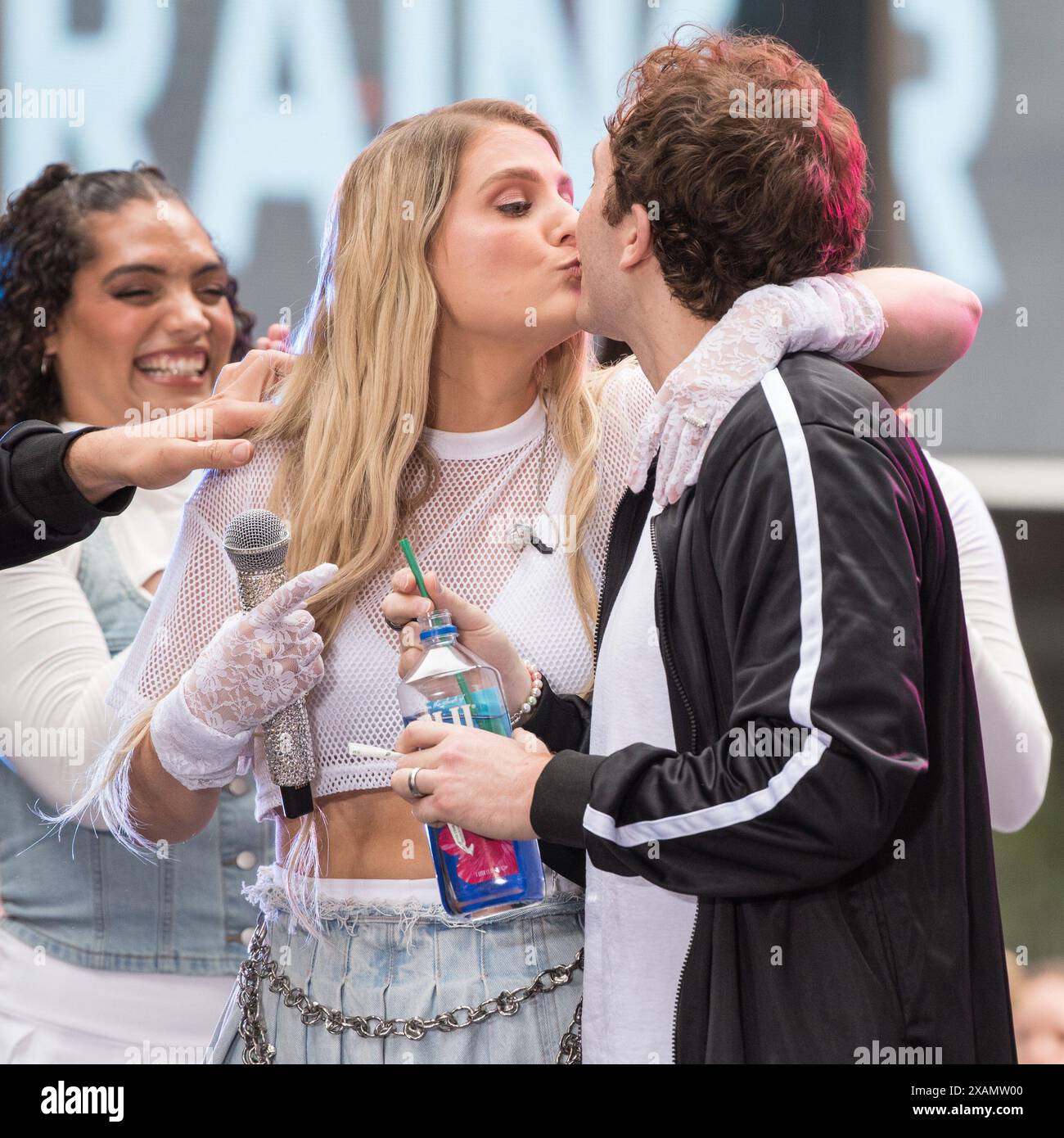 Ny. 07th June, 2024. Meghan Trainor, Daryl Sabara on stage for NBC ...