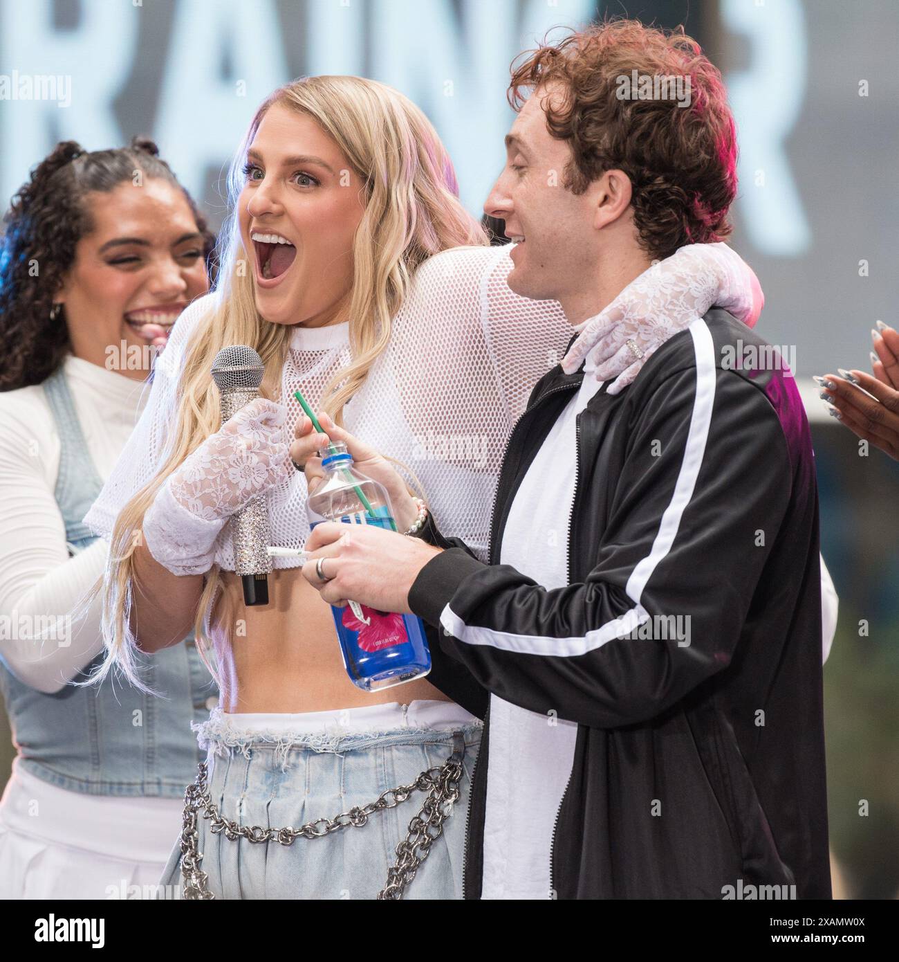 Ny. 07th June, 2024. Meghan Trainor, Daryl Sabara on stage for NBC ...