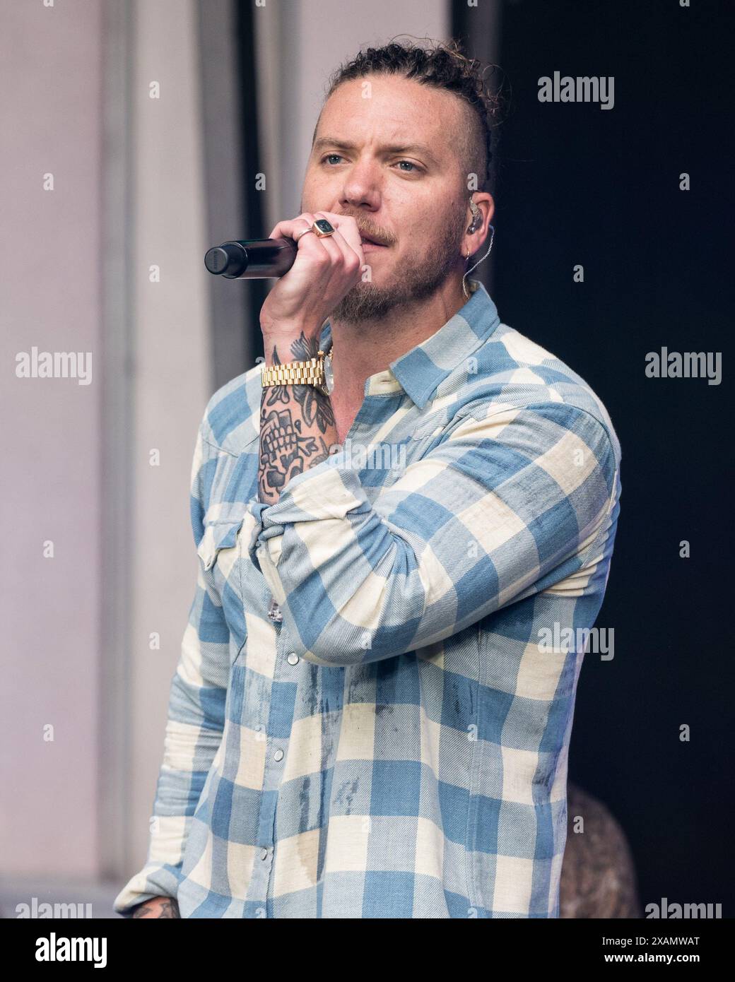 Ny. 07th June, 2024. Brandon Lake on stage for Fox & Friends All ...