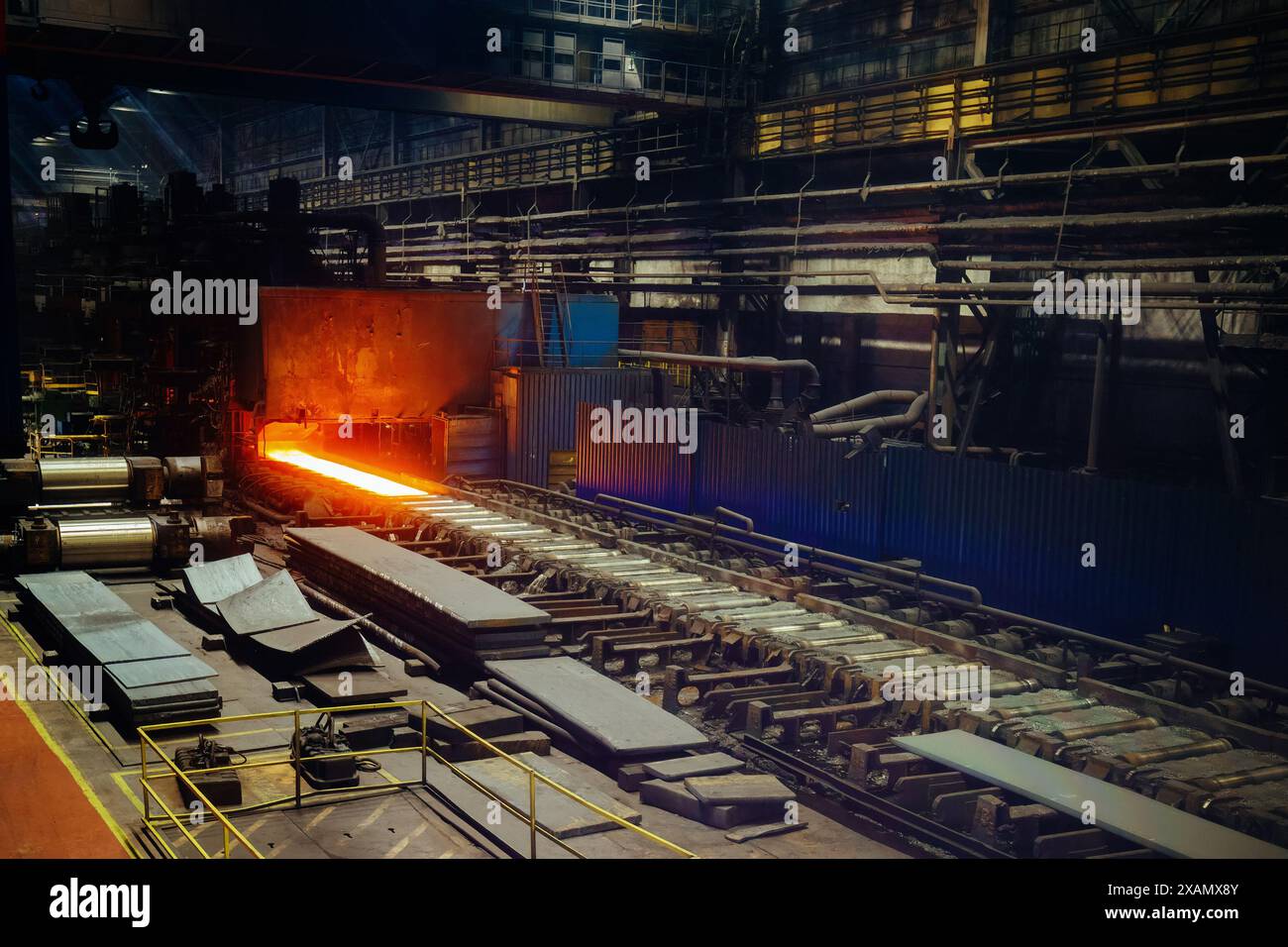 Hot slab on conveyor hi-res stock photography and images - Alamy