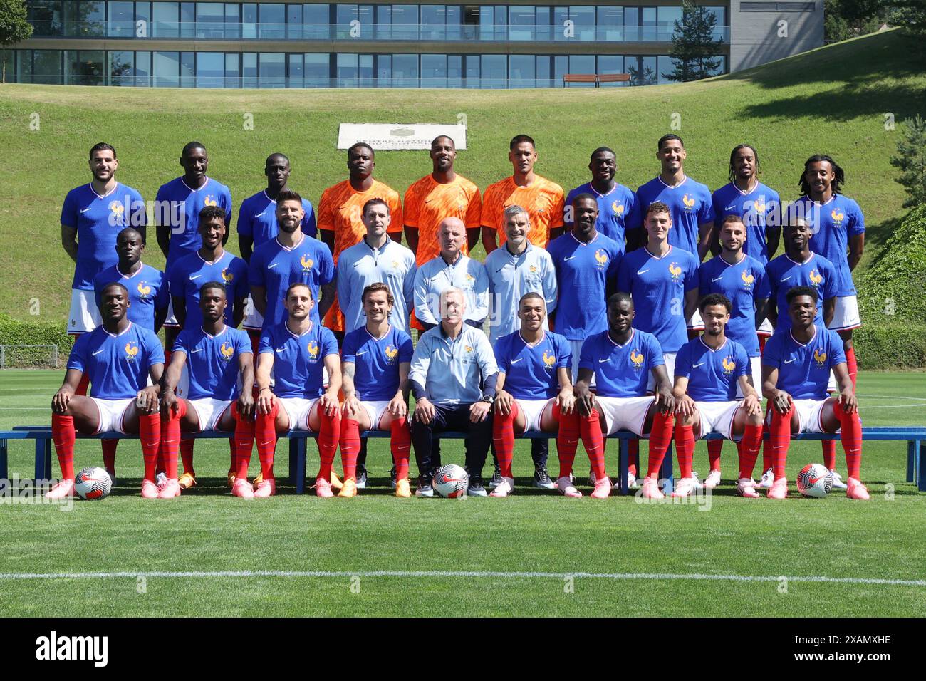 Theo Hernandez, Randal Kolo Muani, Ferland Mendy, Brice Samba, Mike ...