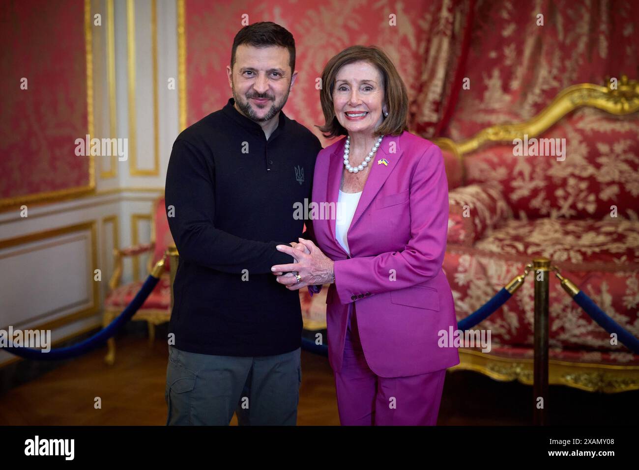 Paris, France. 07th June, 2024. US Representative Nancy Pelosi (R ...