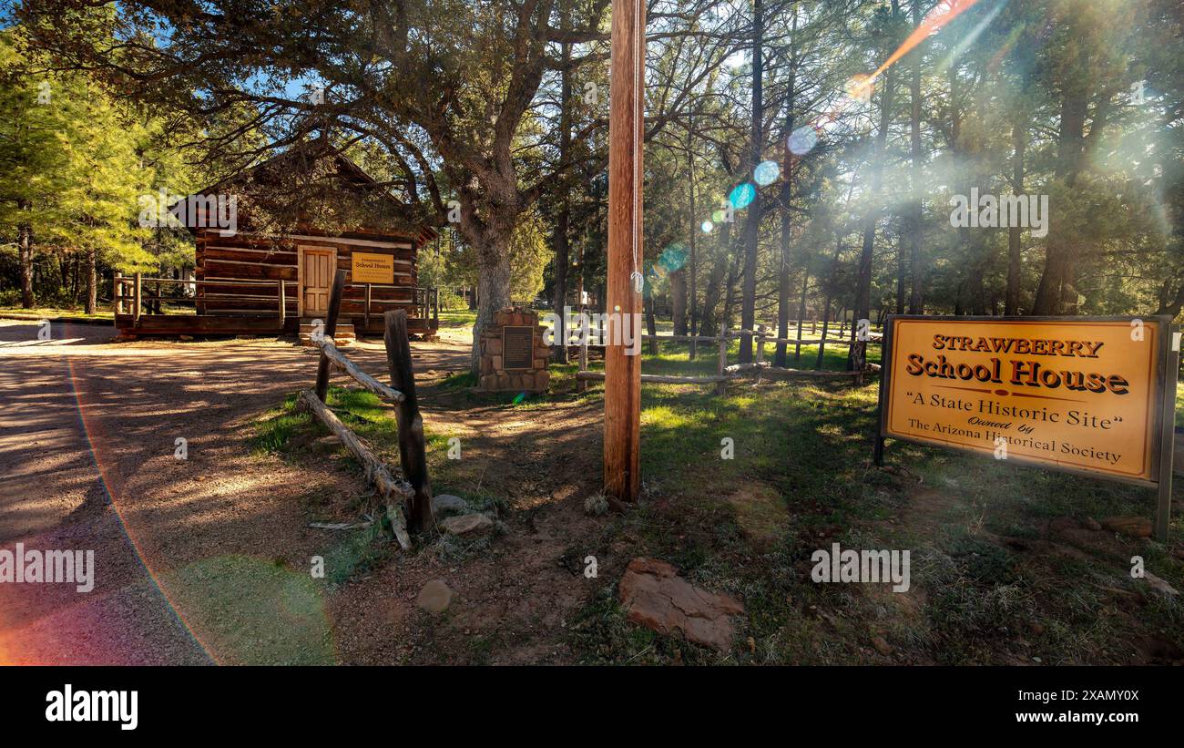 Charming Strawberry historic one room school house, Gila County ...