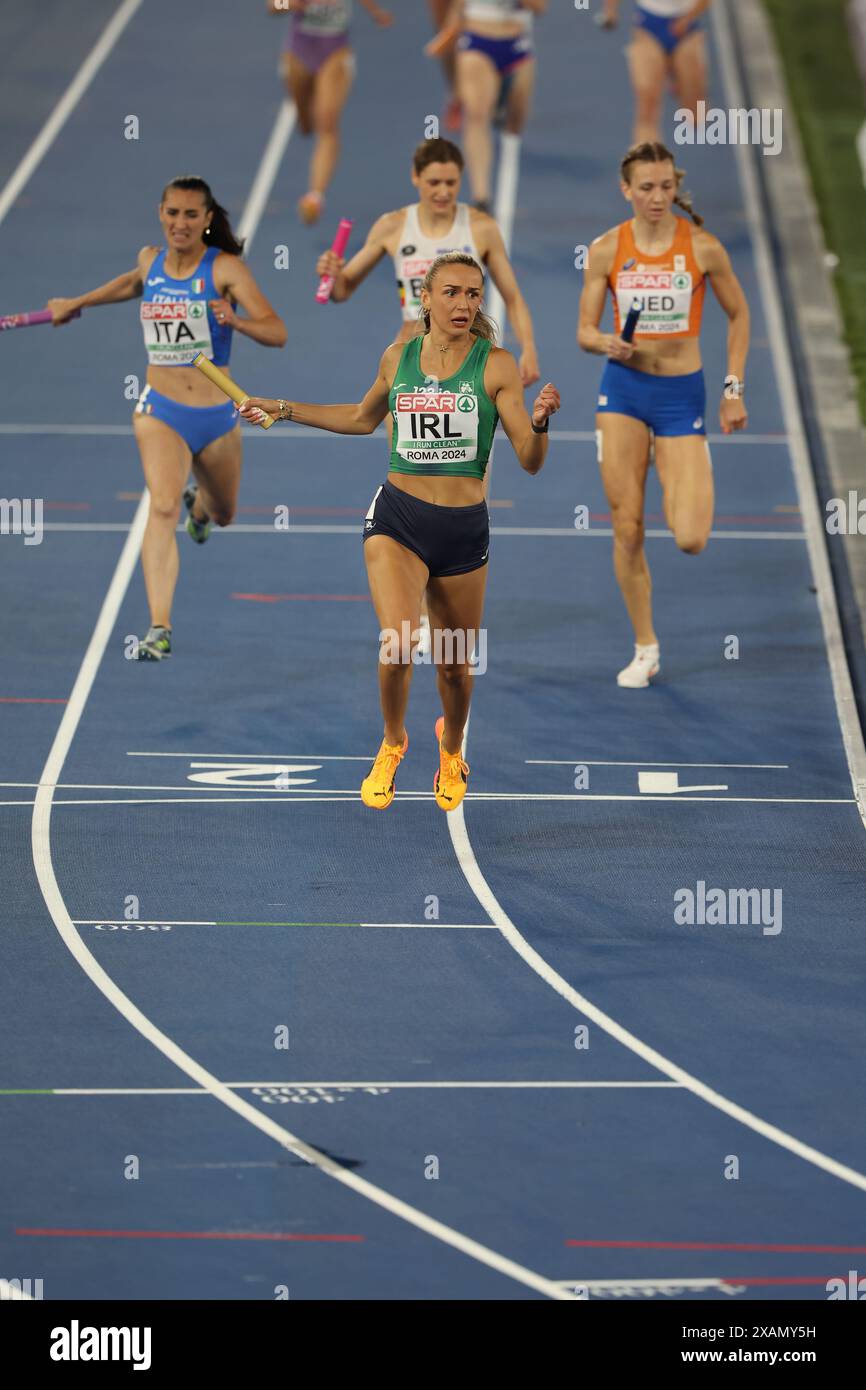 Rome, Italy. 07th June, 2024. Sharlene MAWDSLEY, looking surprised ...