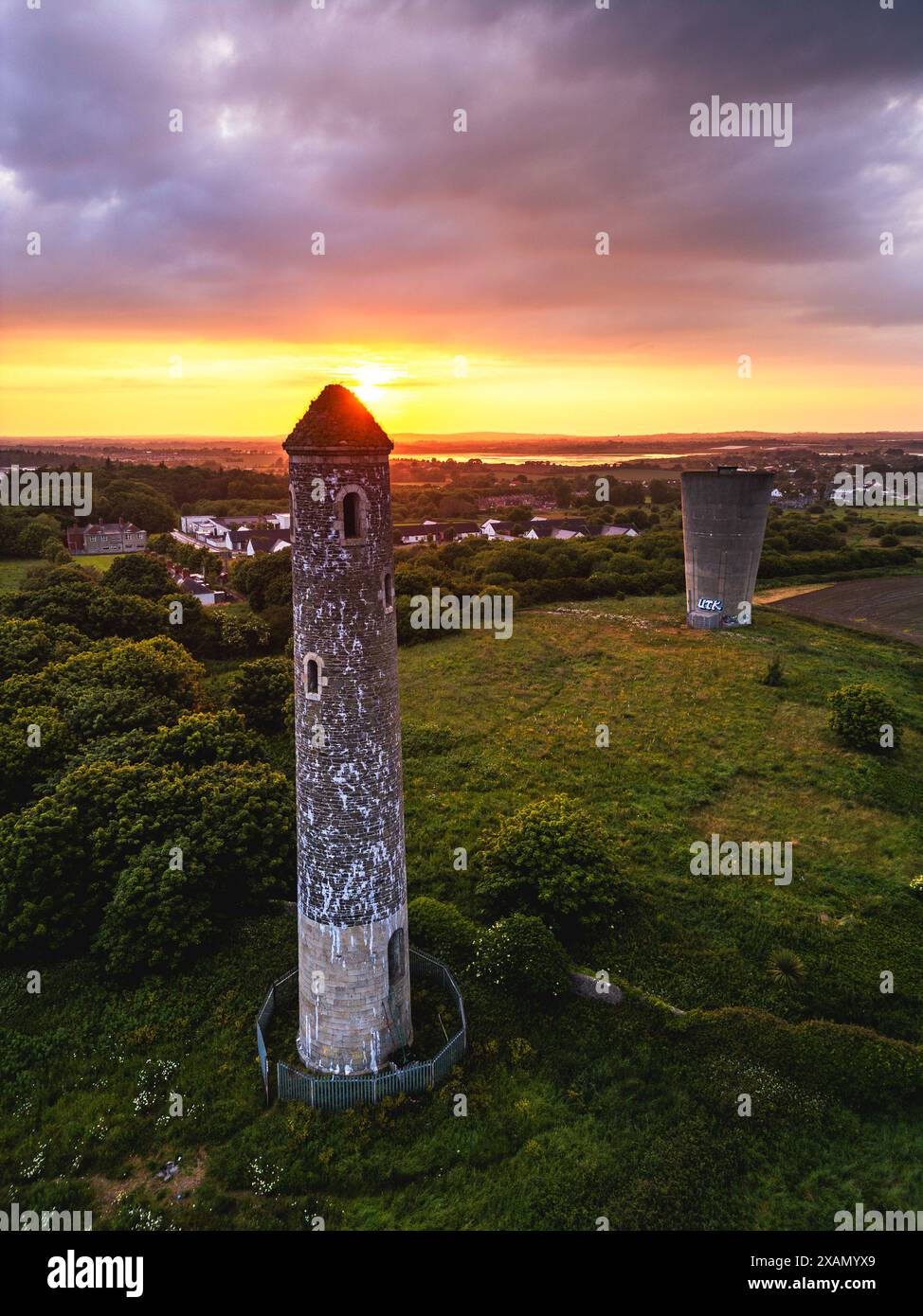 June sunset at Portrane Stock Photo - Alamy
