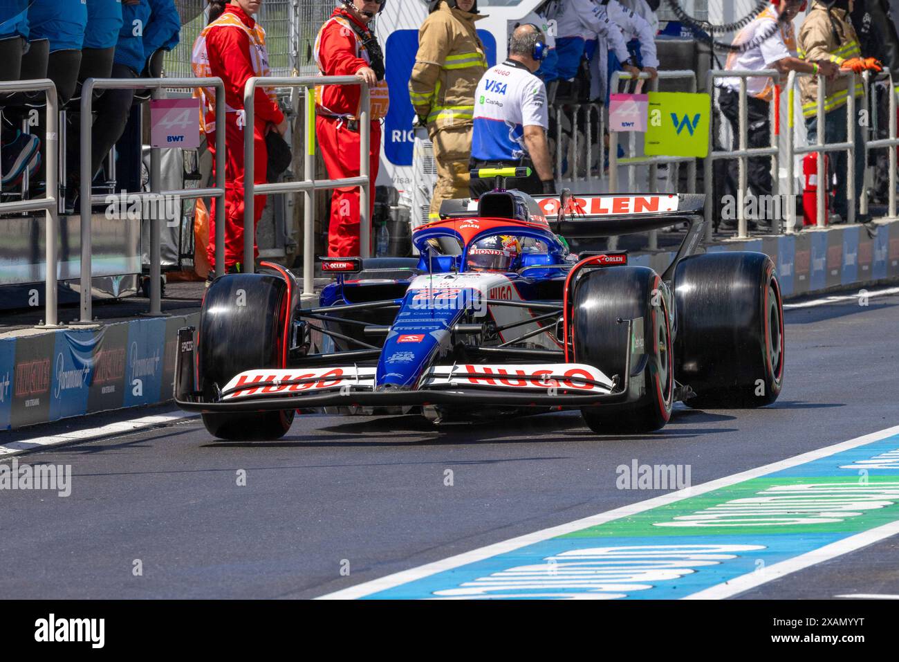 Yuki Tsunoda (JPN) - Visa Cash App RB F1 Team - RB VCARB01 - Honda RBPT ...