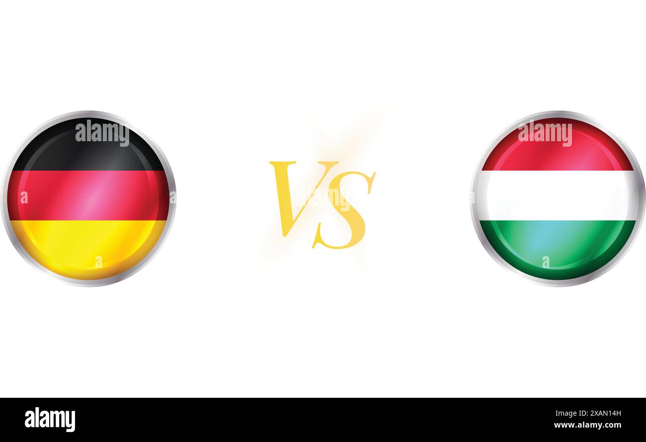 Country flags germany vs Stock Vector Images - Alamy