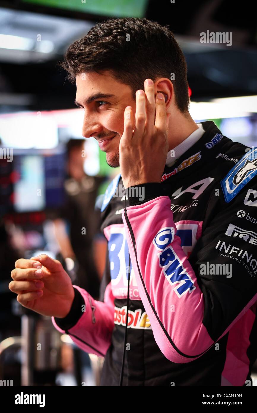 Montreal, Canada. 07th June, 2024. Esteban Ocon (FRA) Alpine F1 Team. 07.06.2024. Formula 1 ...