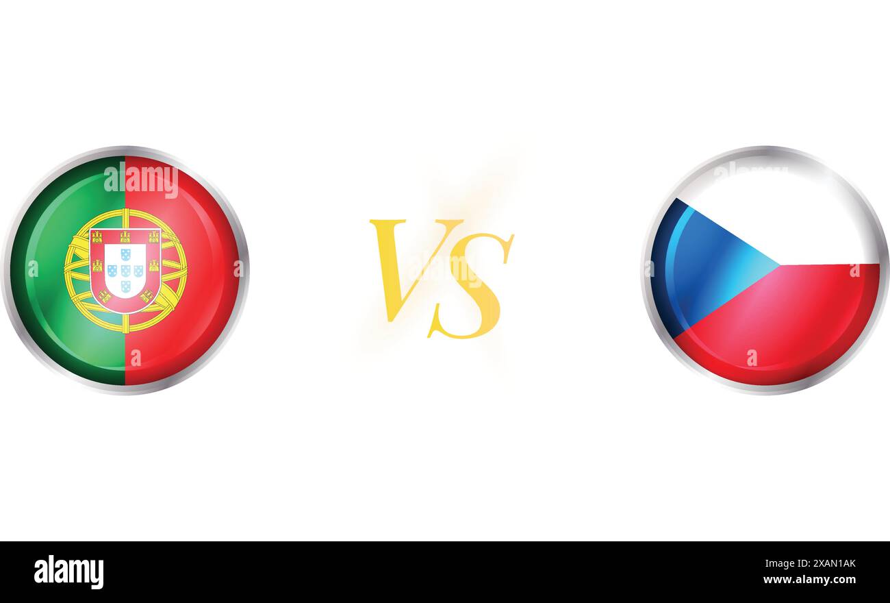 Country flags portugal vs Stock Vector Images - Alamy