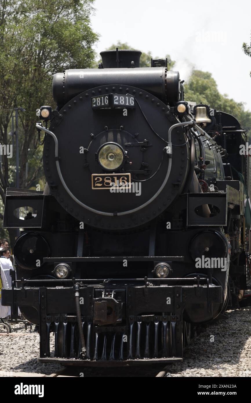 Mexico City, Mexico. 07th June, 2024. the Empress 2816 steam locomotive ...