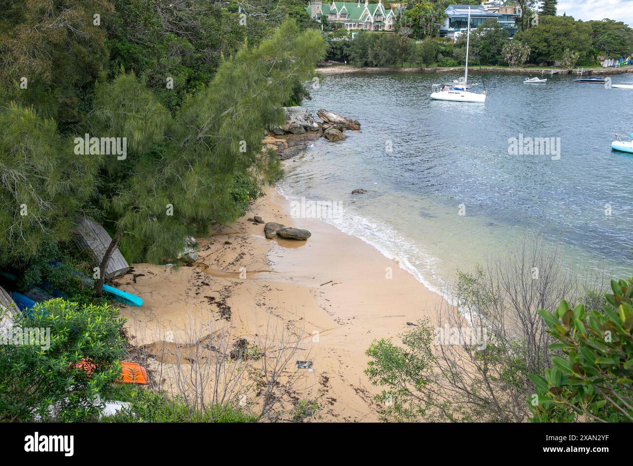 Tingara Beach in Vaucluse,Sydney eastern suburbs, small secluded ...
