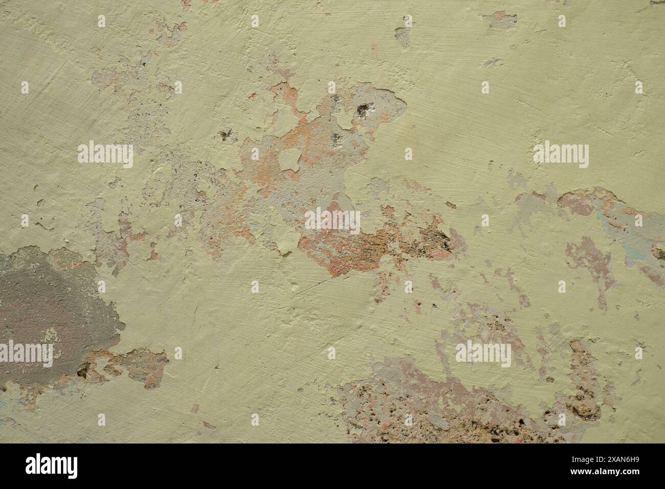 Aged wall with scratches and dirt and damaged paint. Textured ...