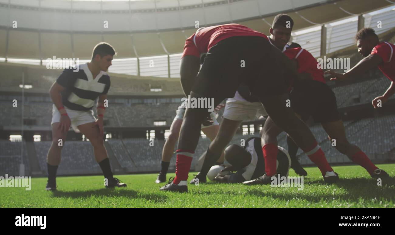In stadium rugby players animation hi-res stock photography and images ...